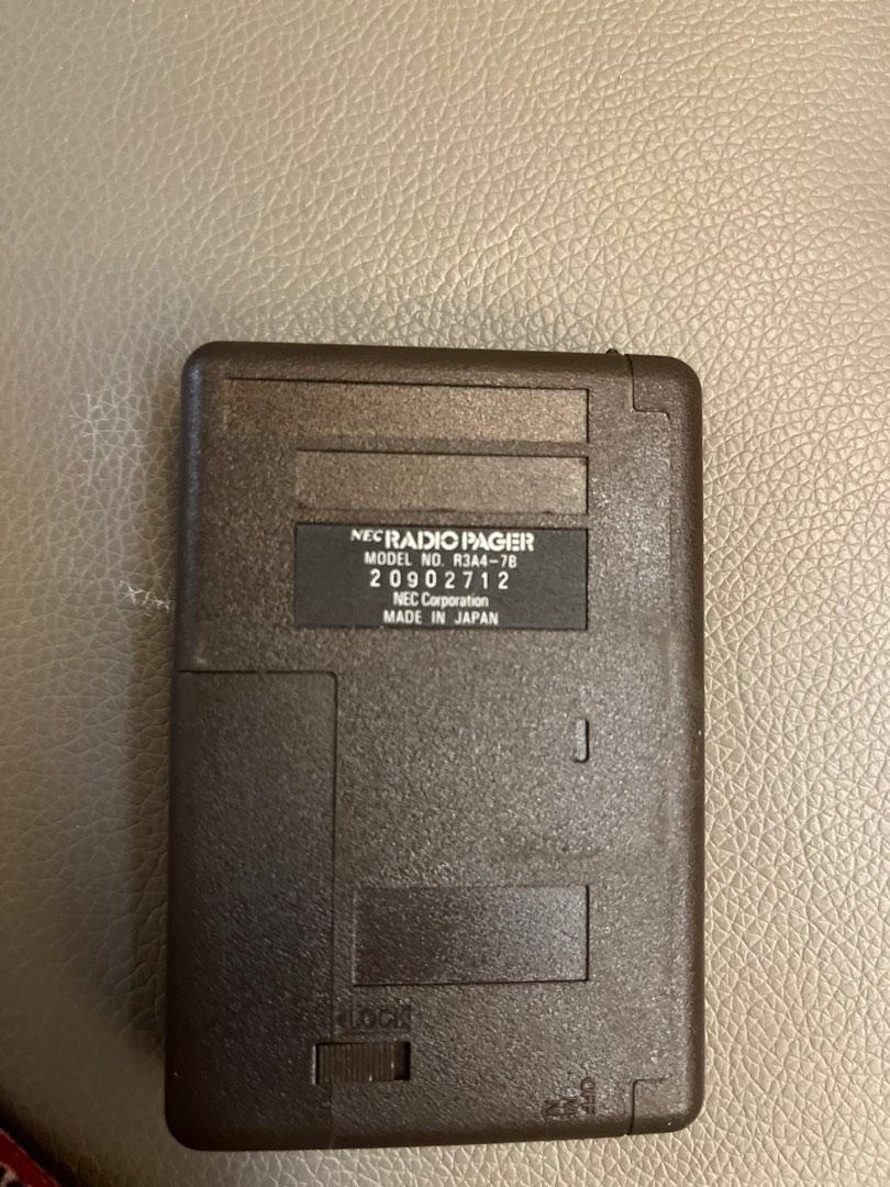 NEC Radio Pager 懷舊call機, 興趣及遊戲, 收藏品及紀念品, 古董收藏 - Carousell