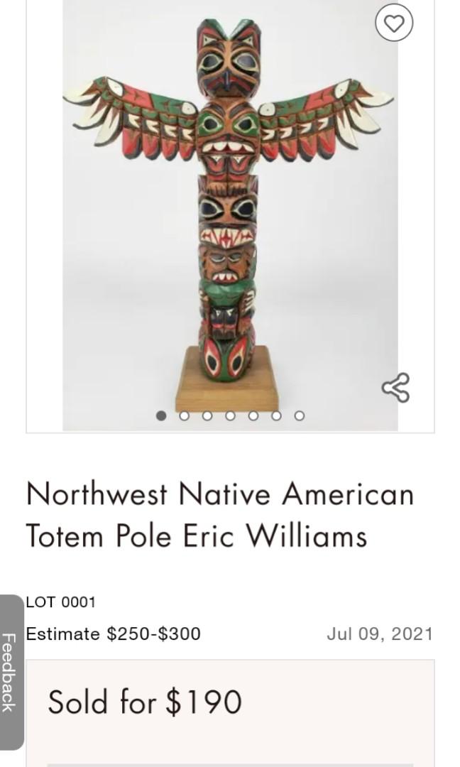Northwest Native American Totem Pole Eric Williams, Hobbies & Toys ... Northwest Native American Totem Pole Eric Williams, Hobbies & Toys ...