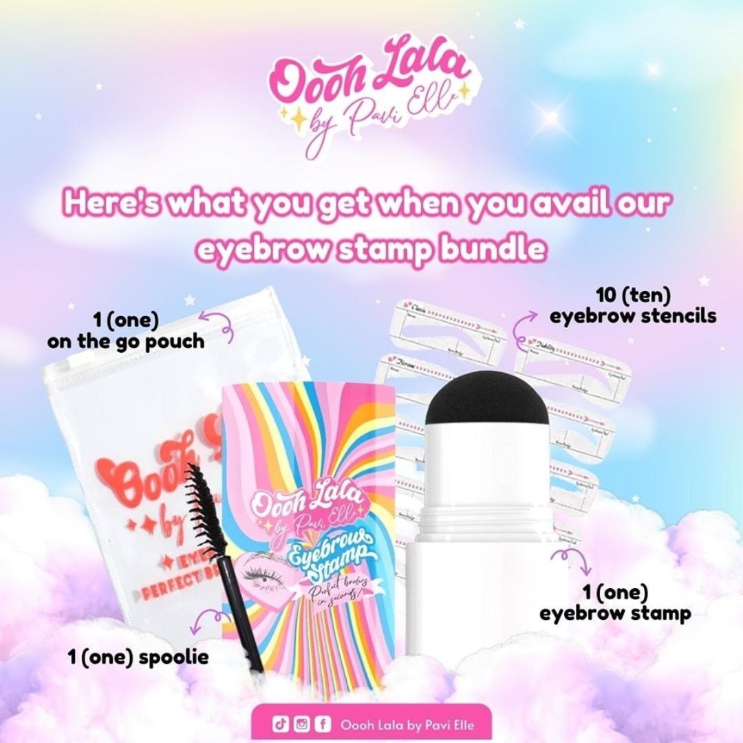 Oooh Lala by Pavi Elle Eye Brow Stamp Kit, Beauty & Personal Care, Face ...