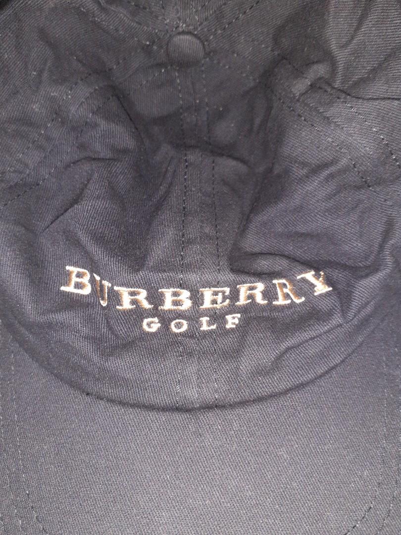 Original New Black "Burberry Golf" Cap, Men's Fashion, Watches ...
