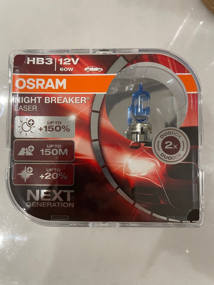 OSRAM Night Breaker Laser HB3 9005, Car Accessories, Electronics ...