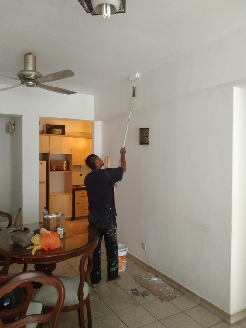 PENYEDIAAN PERMUKAAN DINDING & SILING ( CEILING ) BAGI KERJA MENGECAT ...