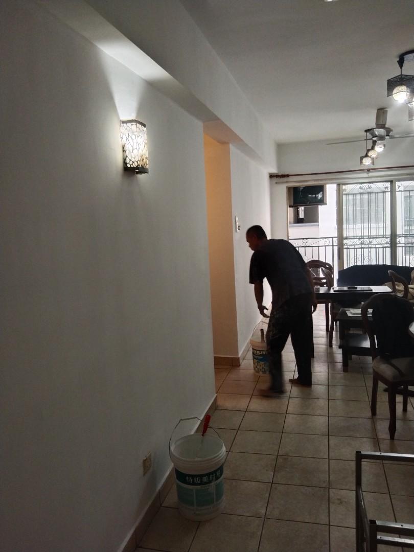 PENYEDIAAN PERMUKAAN DINDING & SILING ( CEILING ) BAGI KERJA MENGECAT ...