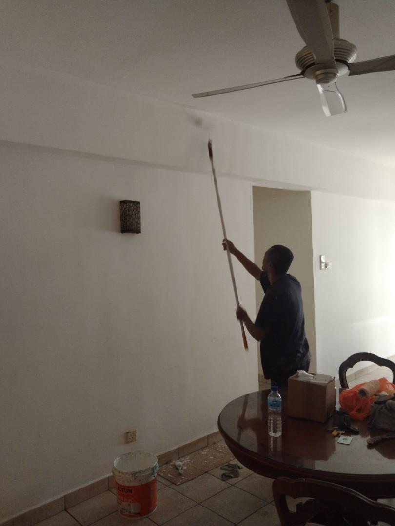 PENYEDIAAN PERMUKAAN DINDING & SILING ( CEILING ) BAGI KERJA MENGECAT ...