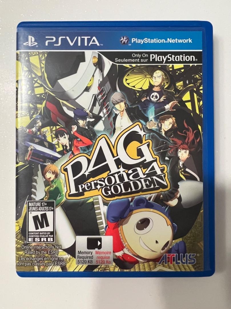 Persona 4 Golden PS Vita - Excellent Condition, Video Gaming, Video ...