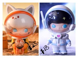 Popmart Dimoo Kitty Space Boy Astronaut, Hobbies & Toys, Toys & Games ...