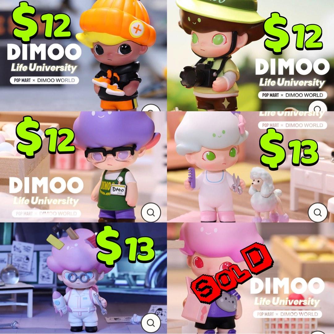 Popmart Dimoo University Life + Space Travel, Hobbies & Toys, Toys ...