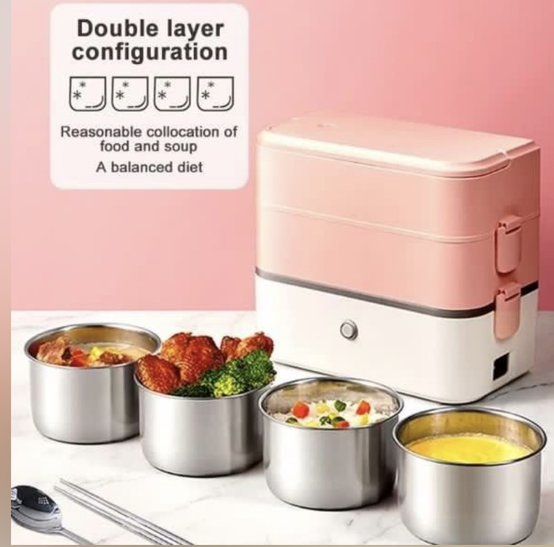 Portable electric lunch box steamer cooker all in one, TV & Home ...