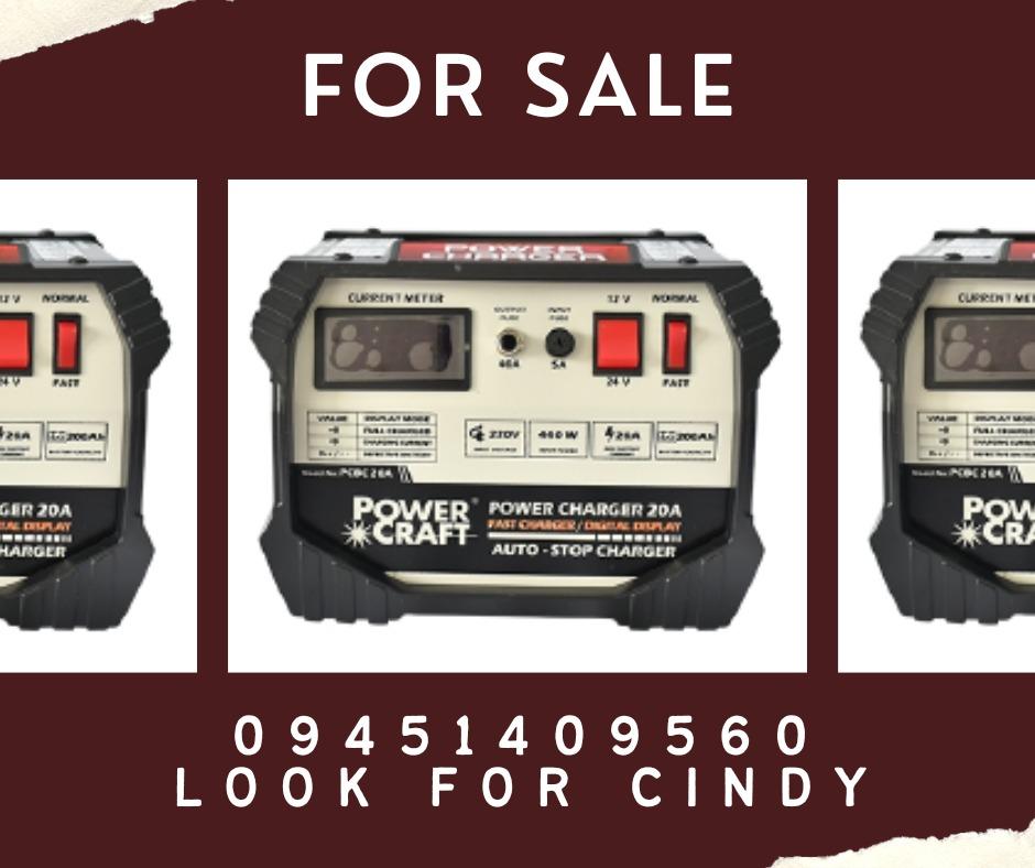 POWERCRAFT BATTERY CHARGER 20A, Commercial & Industrial, Construction ...