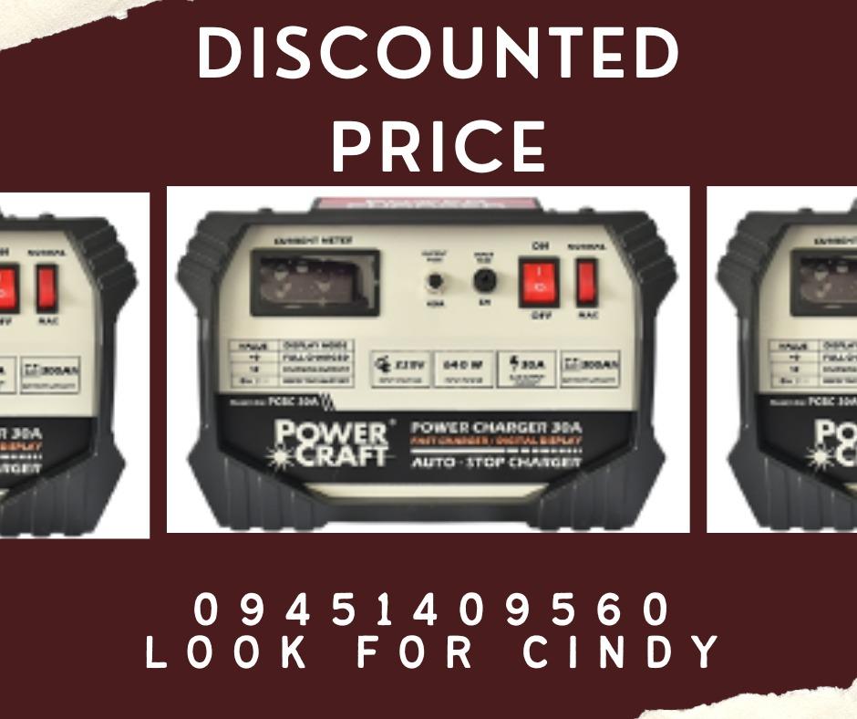 POWERCRAFT BATTERY CHARGER 30A, Commercial & Industrial, Construction ...