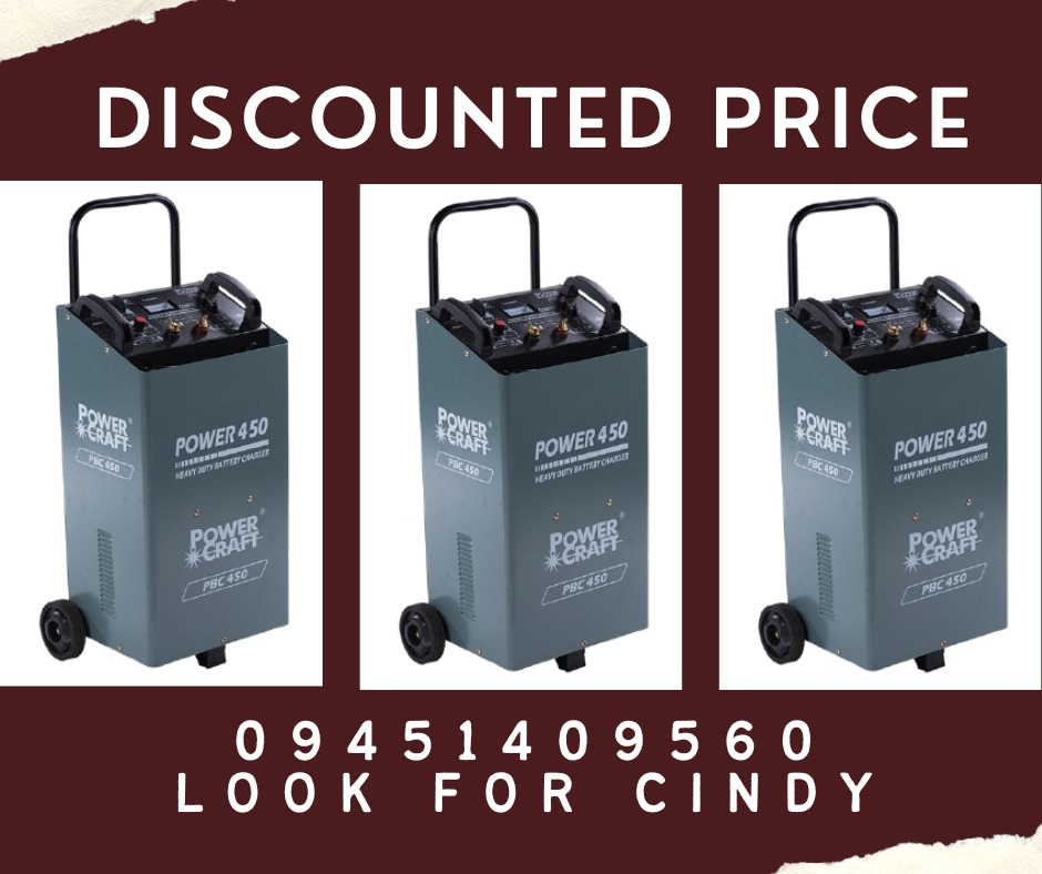 POWERCRAFT BATTERY CHARGER 450A, Commercial & Industrial, Construction ...