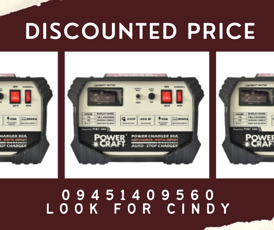 POWERCRAFT BATTERY CHARGER 50A, Commercial & Industrial, Construction ...