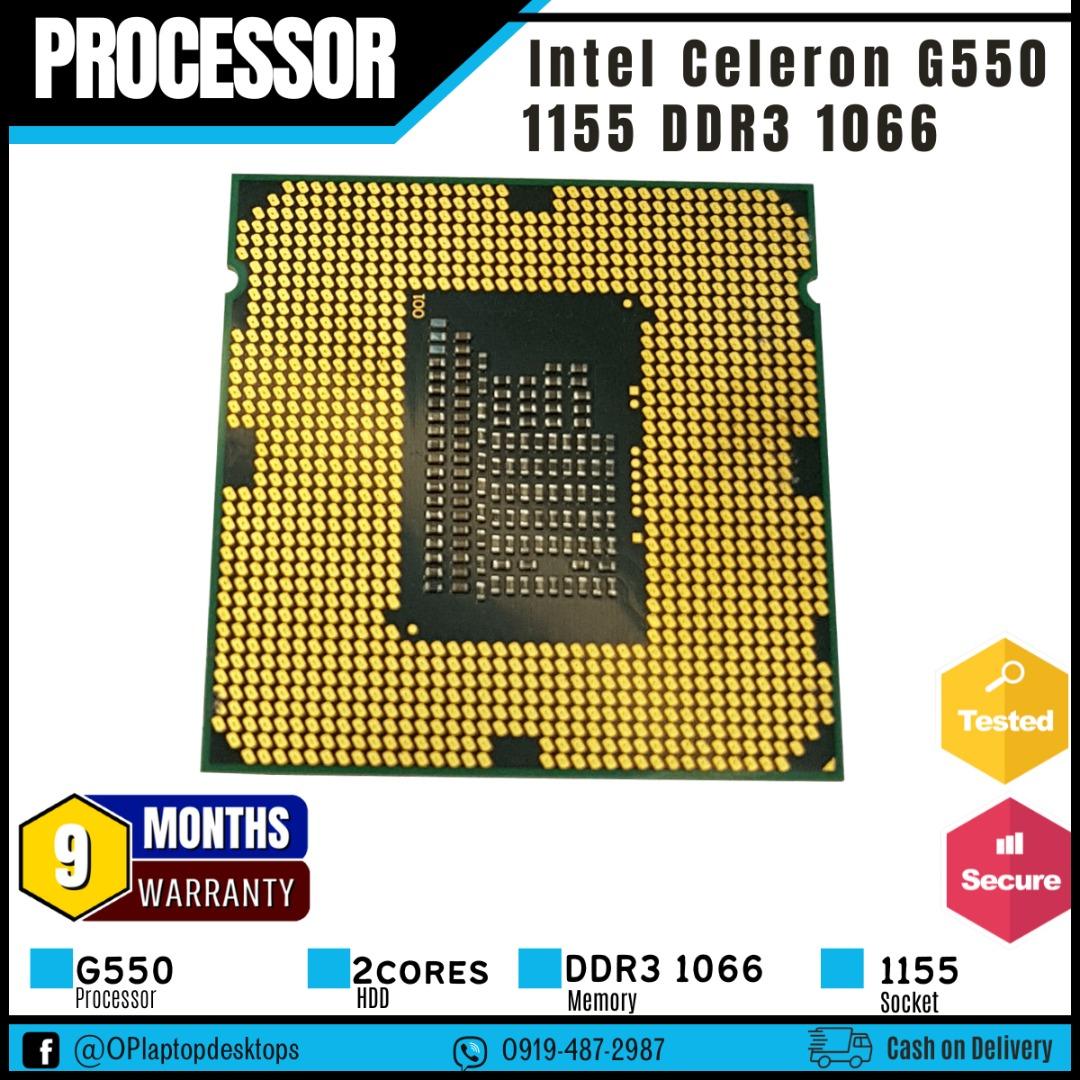 Pre Owned Intel Celeron G550 Socket 1155 Processor, Computers & Tech ...