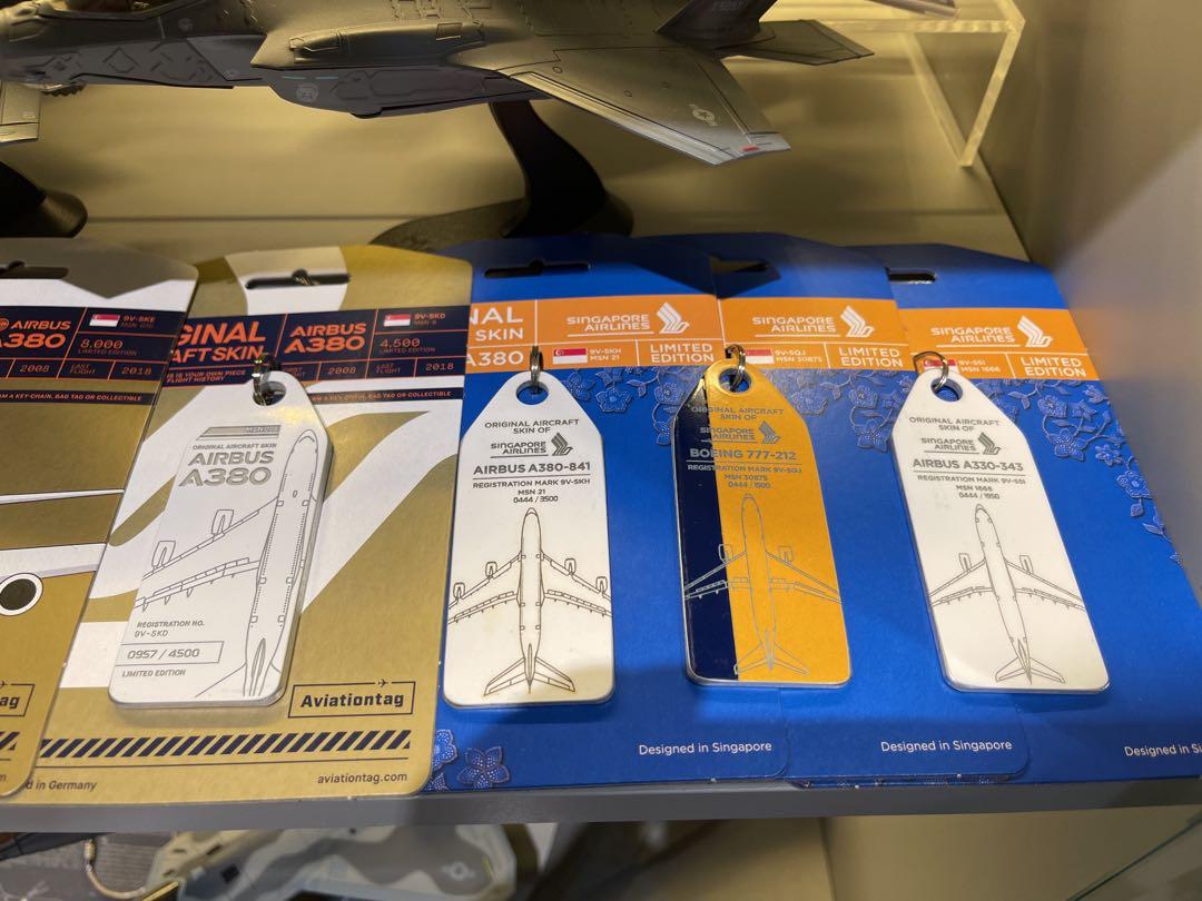 (Order Basis - 1 Week) Aviationtag Aviation Tag SQ Singapore Airlines ...