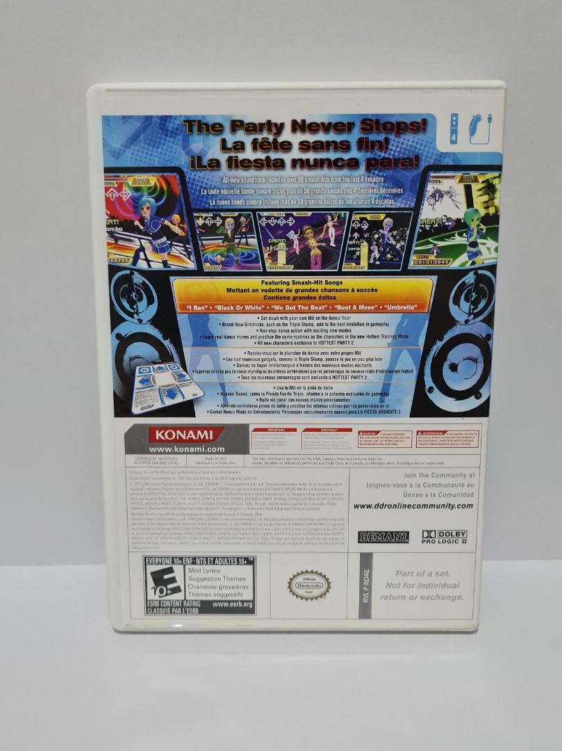 [Pre-Owned] Nintendo Wii Dance Dance Revolution Hottest Party 2 Game ...