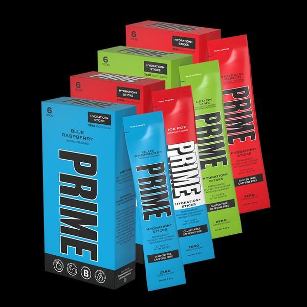PRIME HYDRATION STICKS BY KSI AND LOGAN PAUL, Food & Drinks, Packaged ...
