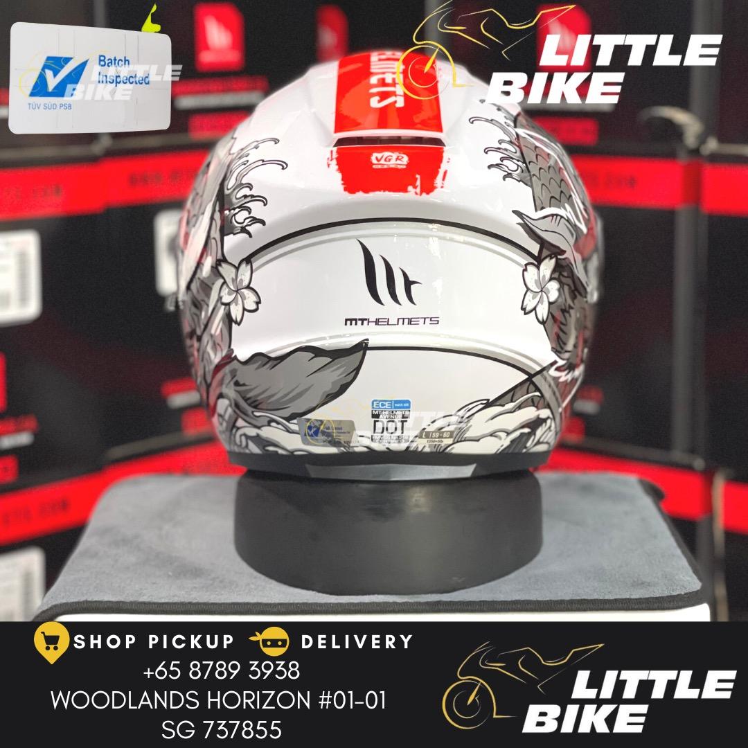 PSB APPROVED Limited Edition MT Helmets Avenue SV KRPA B0 Gloss Pearl ...