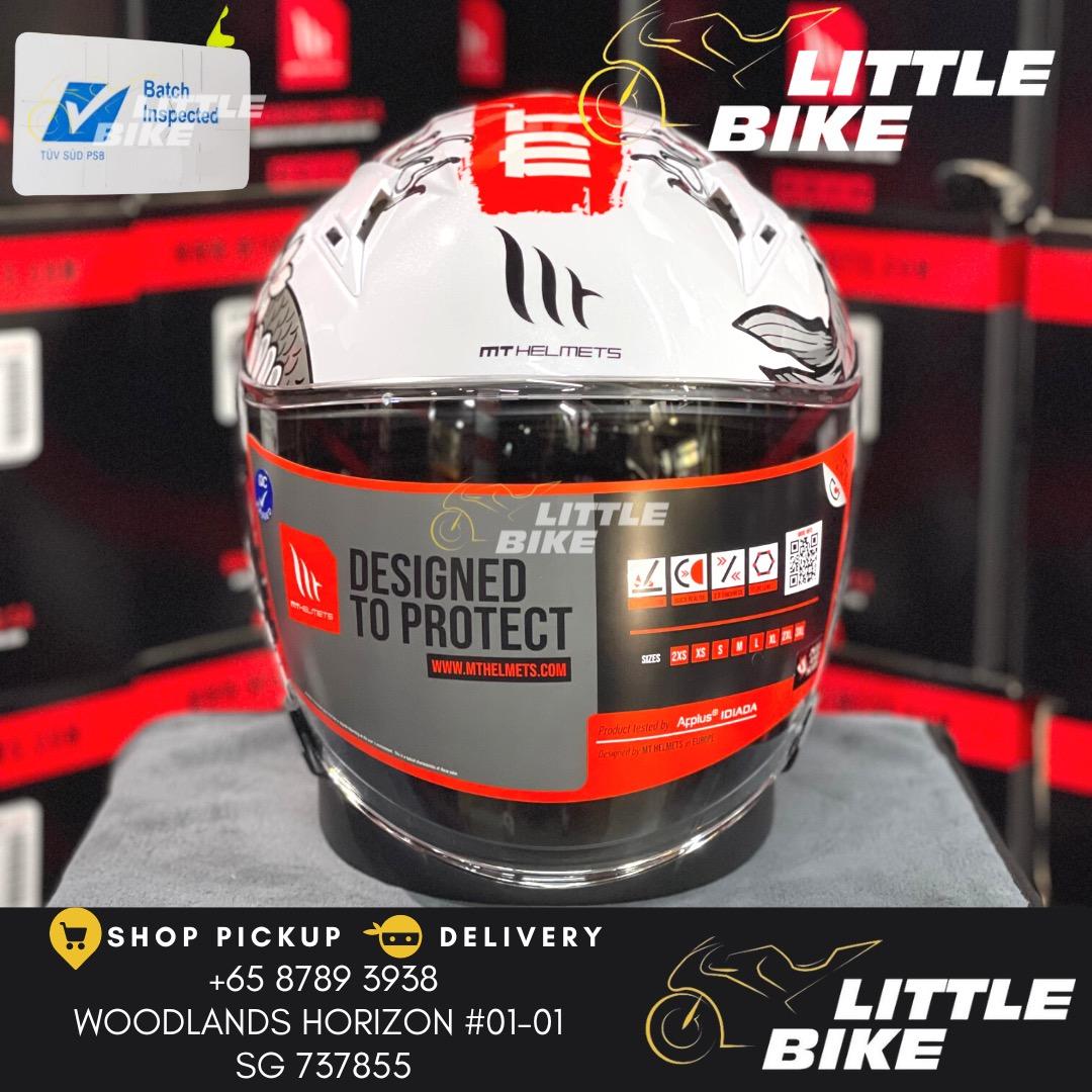 PSB APPROVED Limited Edition MT Helmets Avenue SV KRPA B0 Gloss Pearl ...