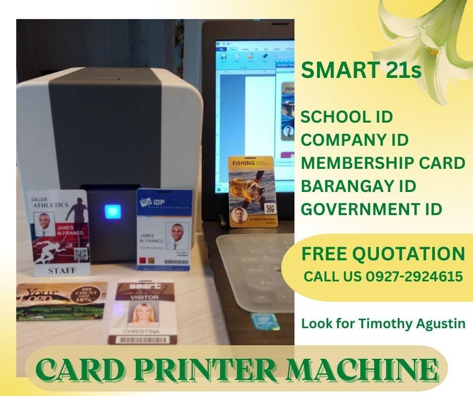 PVC ID CARD PRINTER MACHINE OFFICE & SCHOOL MEMBERSHIP CARD, Computers ...