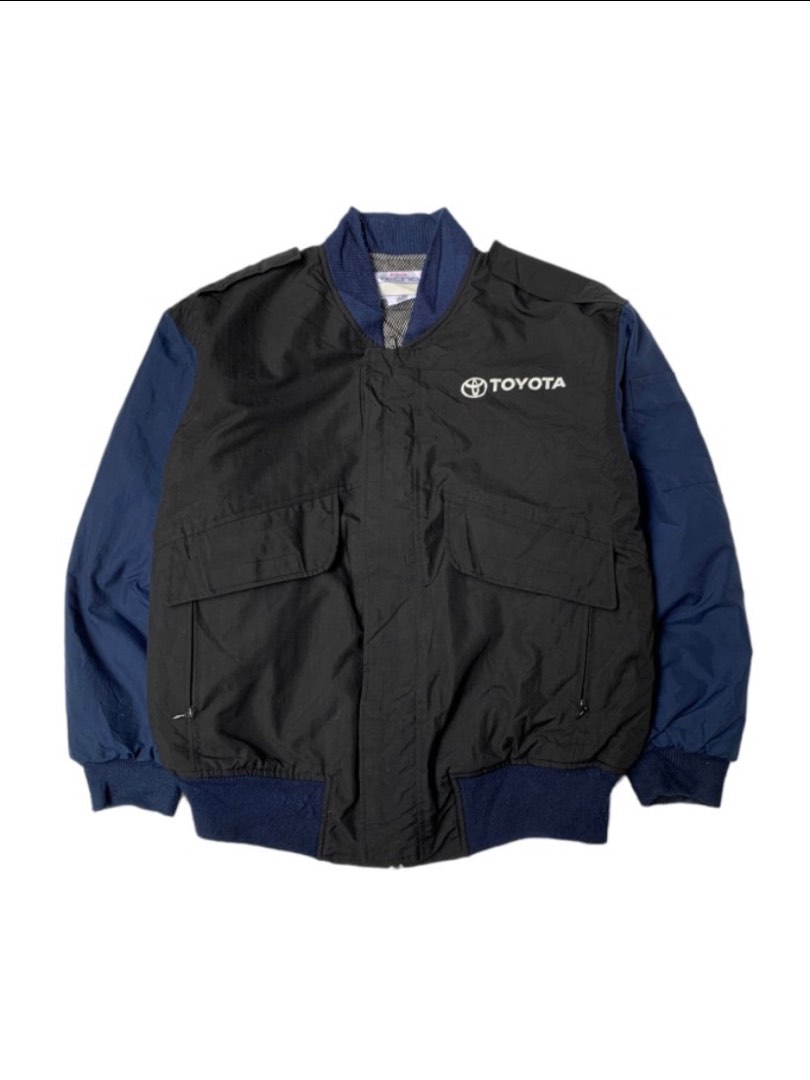Racing Jacket Toyota Techno Toyota Racing Development Orginal TRD JDM Blue, Fesyen Pria, Pakaian ...