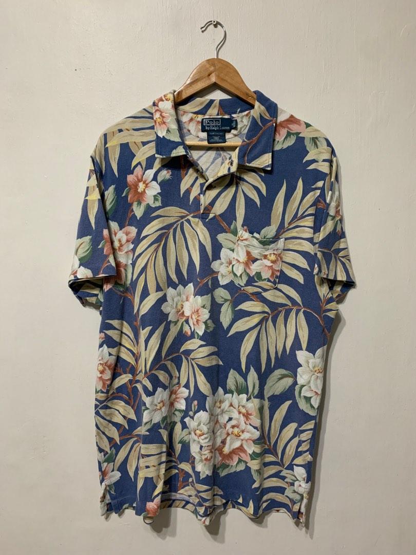 Ralph Lauren Hawaiian Polo Shirt Mens Fashion Tops And Sets Tshirts