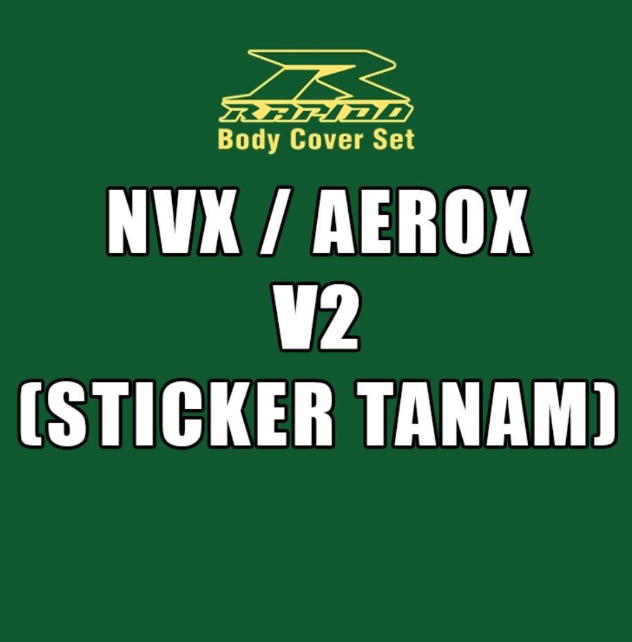 Rapido Cover Set Coverset AEROX155 V2 NVX155 V2 NVX V2 AEROX V2 White ...