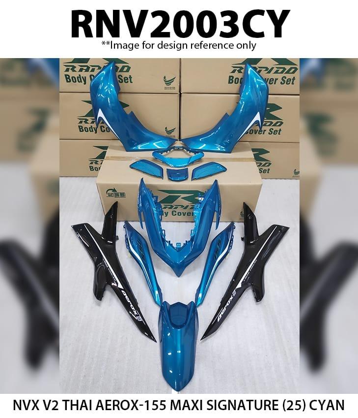 Rapido Cover Set Coverset AEROX155 V2 NVX155 V2 NVX V2 AEROX V2 White ...