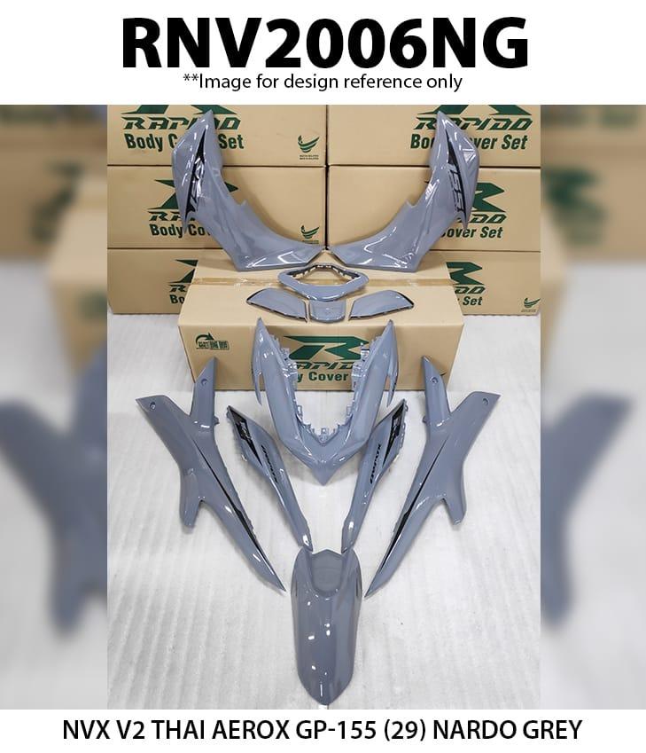 Rapido Cover Set Coverset AEROX155 V2 NVX155 V2 NVX V2 AEROX V2 White ...