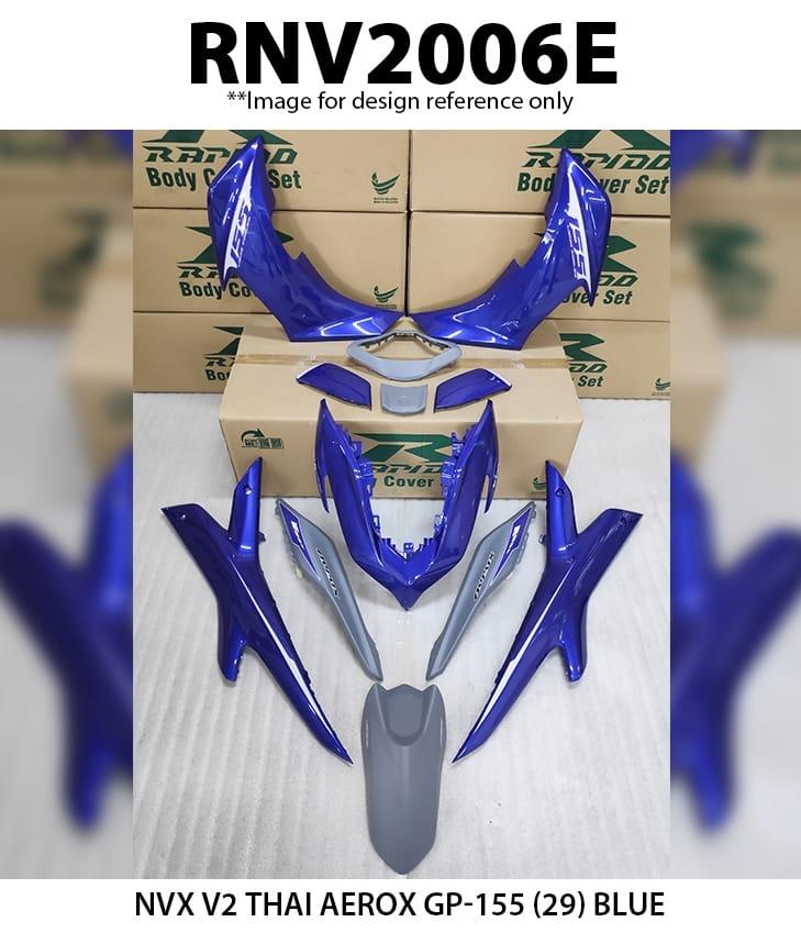 Rapido Cover Set Coverset AEROX155 V2 NVX155 V2 NVX V2 AEROX V2 White ...