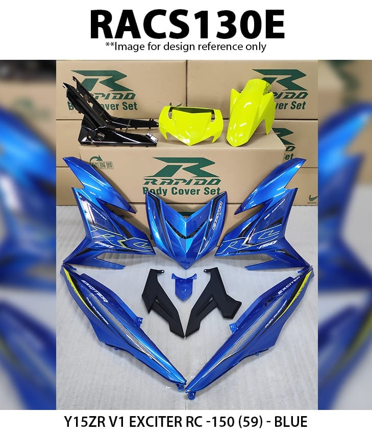Rapido Cover Set Coverset Sniper150 V1 V2/ Y15 V1 V2/ MX KING V1 V2 ...