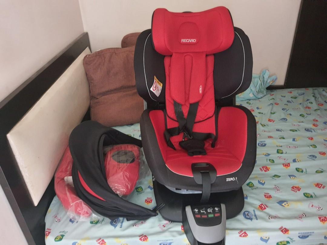 RECARO ZERO.1 i-Size 汽車座椅 (初生至4歲) (初生-18KG), 兒童＆孕婦用品, 外出用品, 外出用品 - 安全座椅 - Carousell