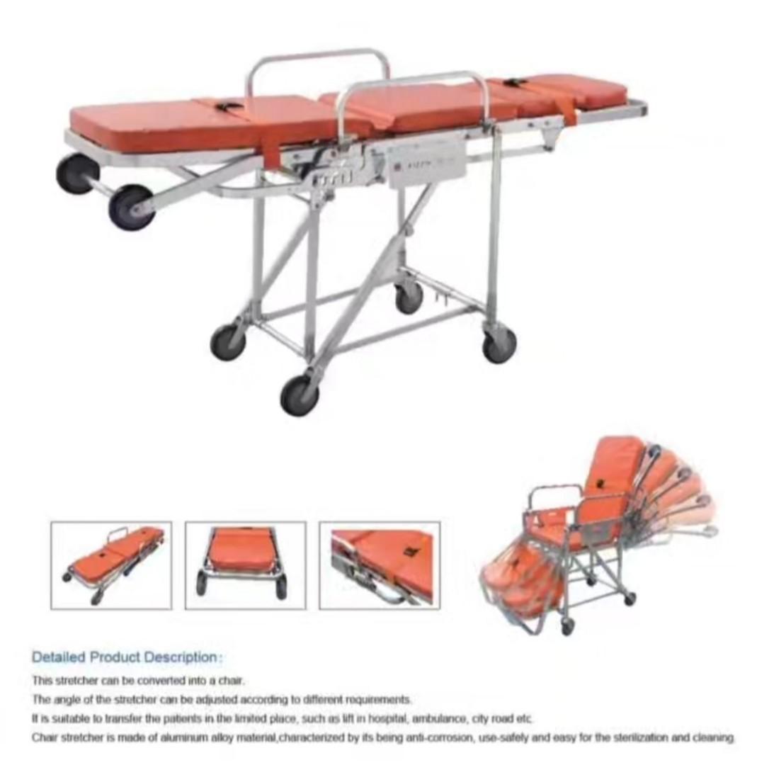Reclining Ambulance Stretcher Bed, Health & Nutrition, Medical Supplies ...