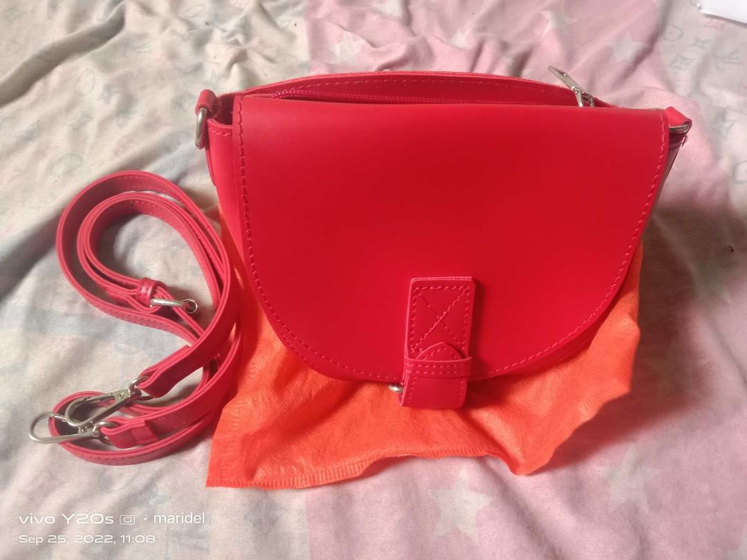 Red sling bag, Women's Fashion, Bags & Wallets, Cross-body Bags on ...