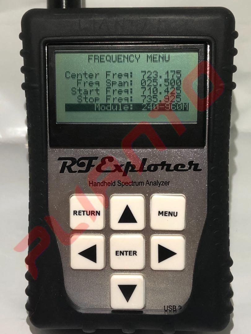 RF Explorer and Handheld Spectrum Analyzer model WSUB1G 240 - 960 MHz S ...