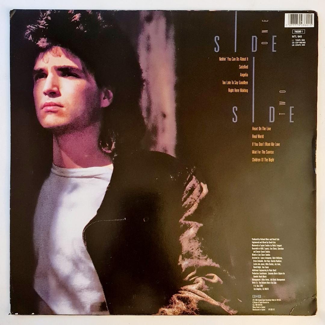 Richard Marx - Repeat Offender LP Vinyl Record Piring Hitam, Hobbies ...