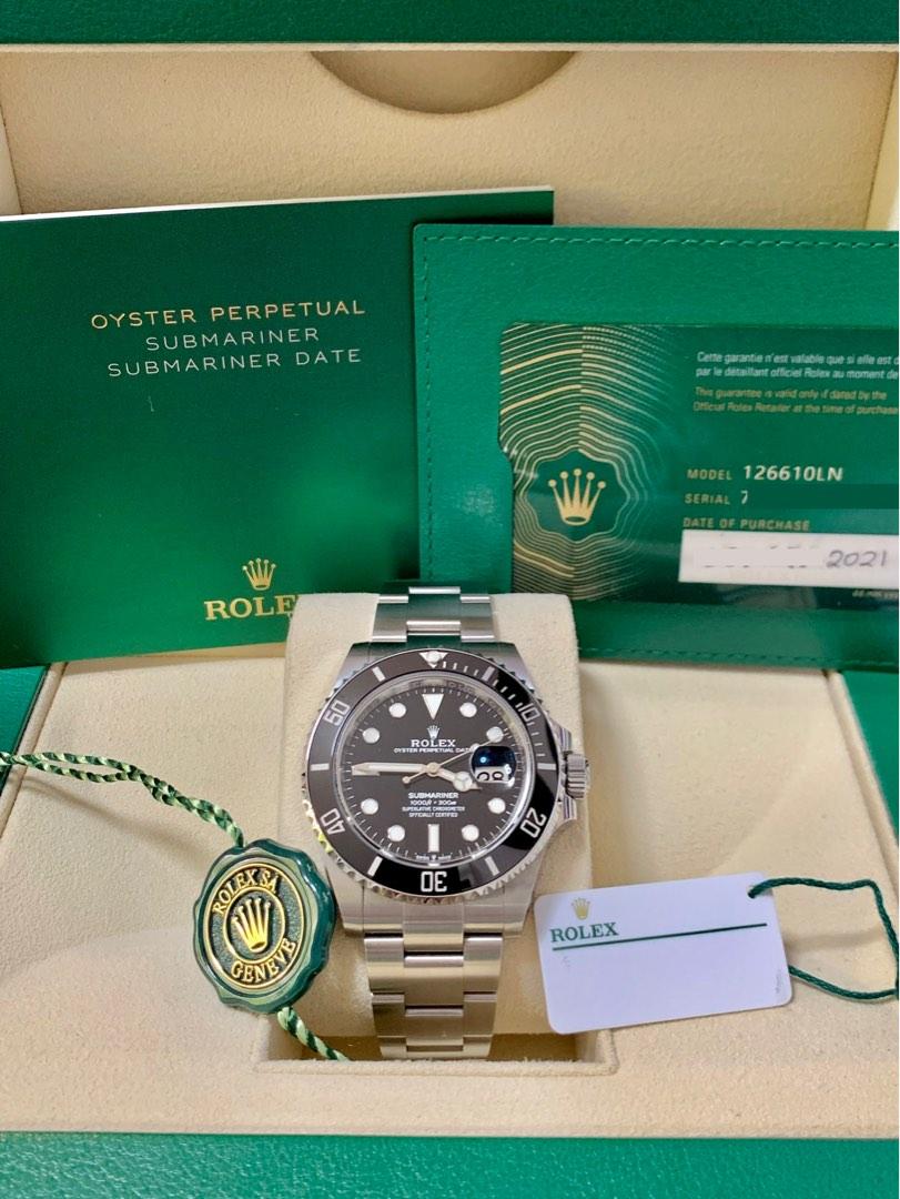 Rolex Submariner 41 Date, Luxury, Watches on Carousell