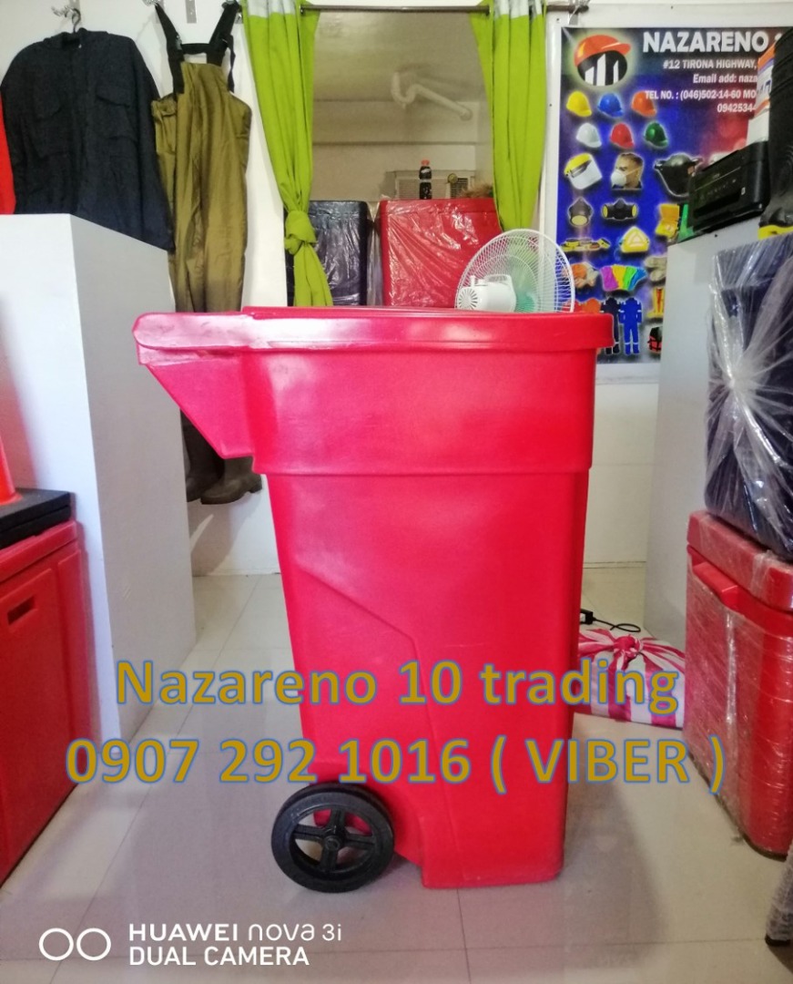 Rolling bin trash bin 150L supplier 695, Furniture & Home Living ...