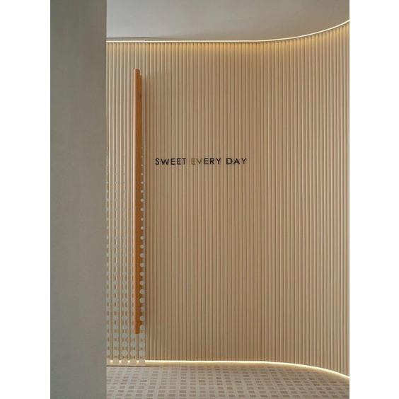 Round Fluted Panel - PVC Wall Panel Wood Strip Grille Wainscoting ...