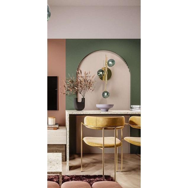 Round Fluted Panel - PVC Wall Panel Wood Strip Grille Wainscoting ...