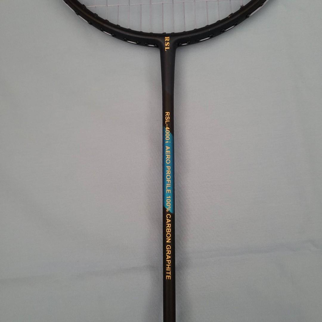 羽毛球拍RSL-4000i **100%Carbon Graphite全新, 運動產品, 運動與體育, 運動與體育 - 球拍和球類運動 ...