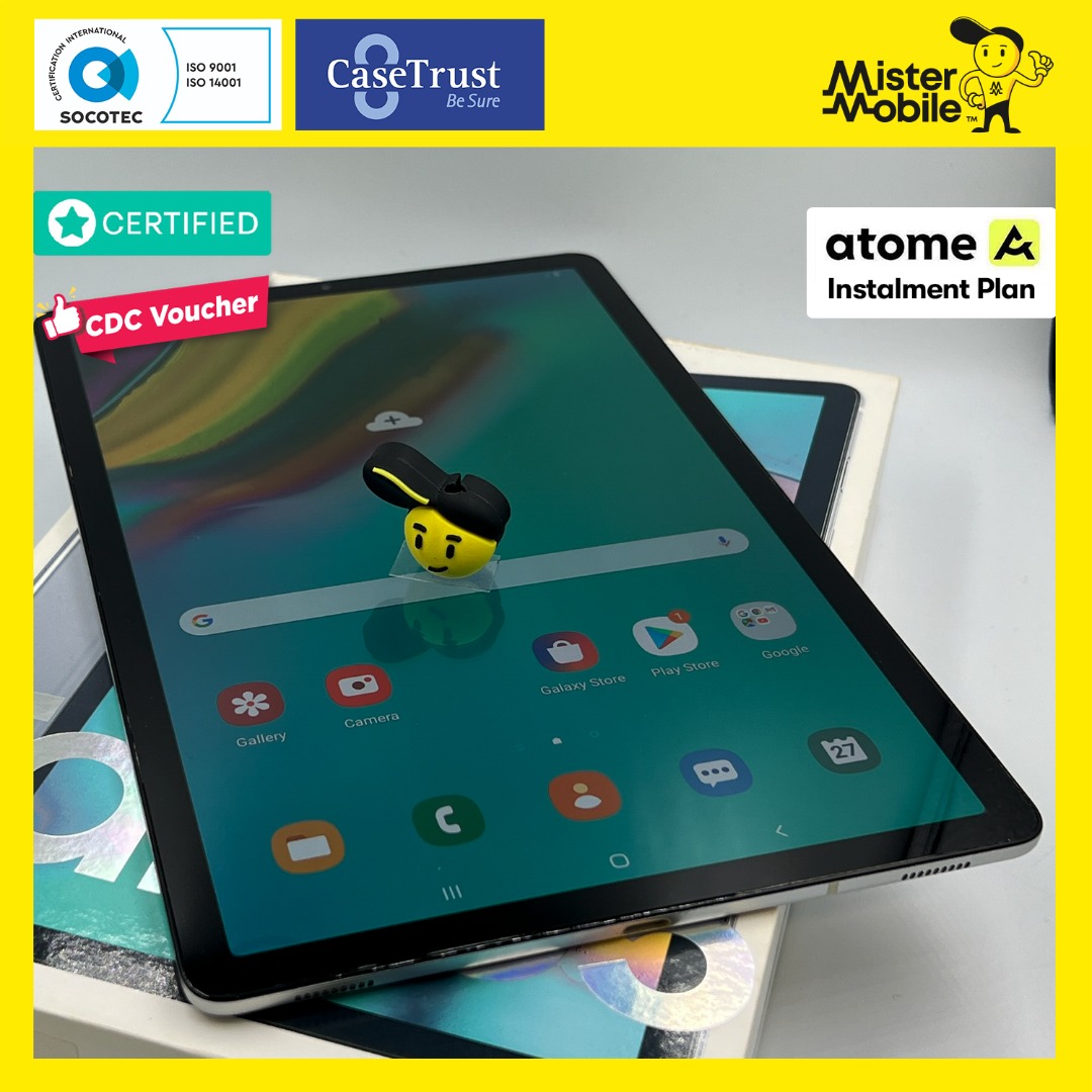 Samsung Galaxy Tab S5E S5 T725 128 128GB LTE Silver Used Local, Mobile ...