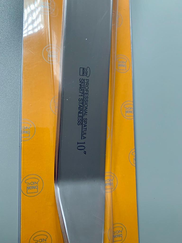 Sanneng SN4871 10" Professional Bend Spatula for Cake Decoration ...