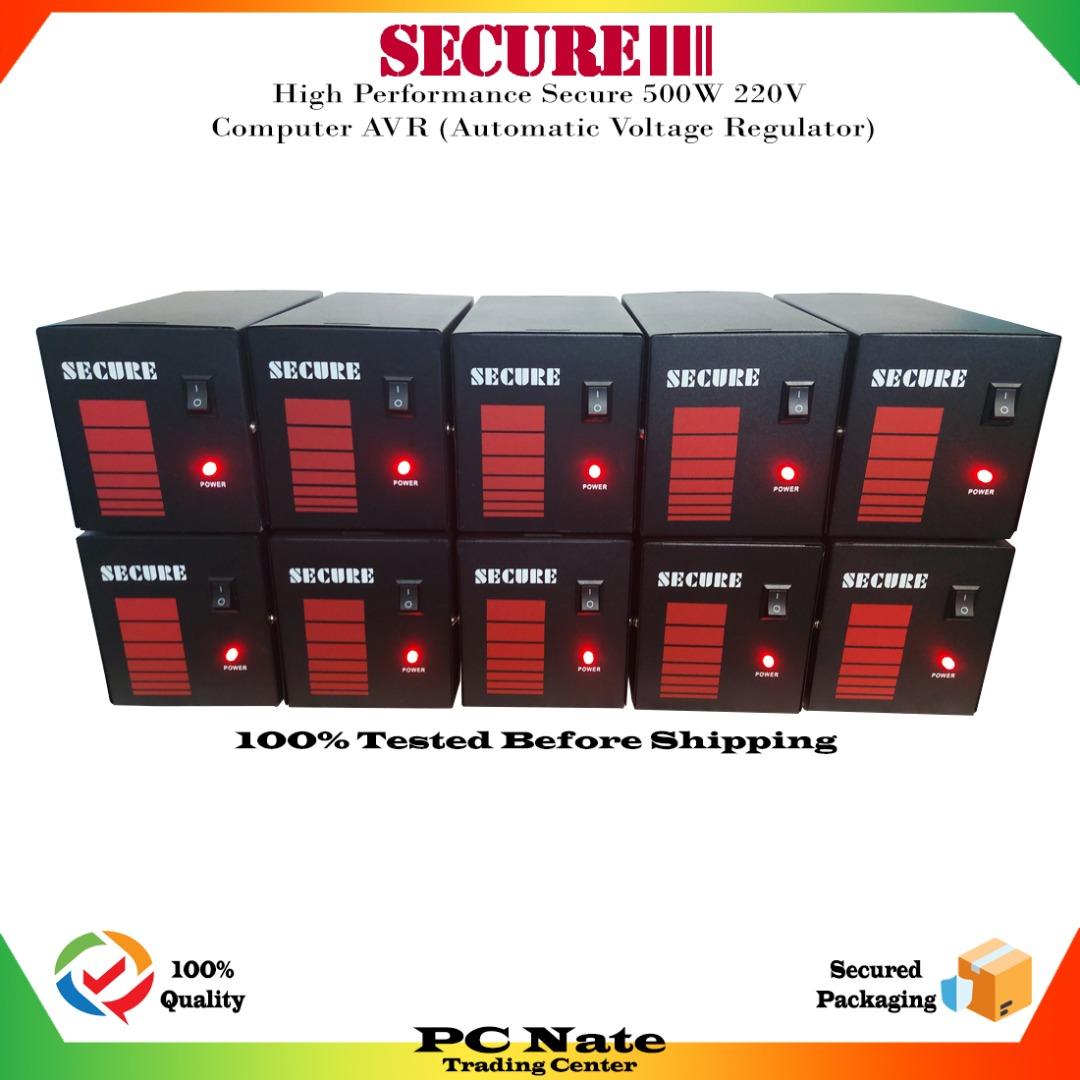 Secure AVR 500Watts 3x220V Output (Original Secure), Computers & Tech ...