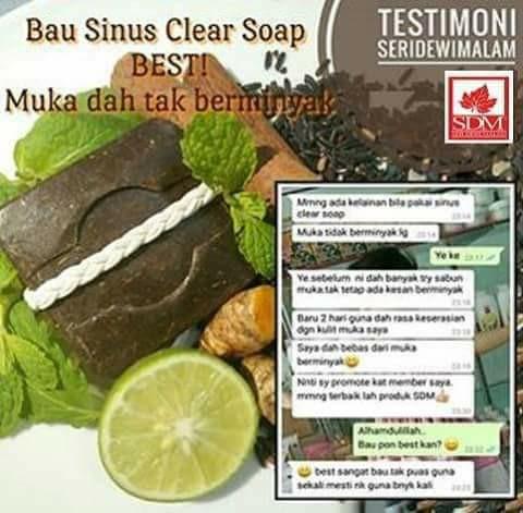 SINUS CLEAR SOAP / SABUN SINUS / SDM, Beauty & Personal Care, Face ...
