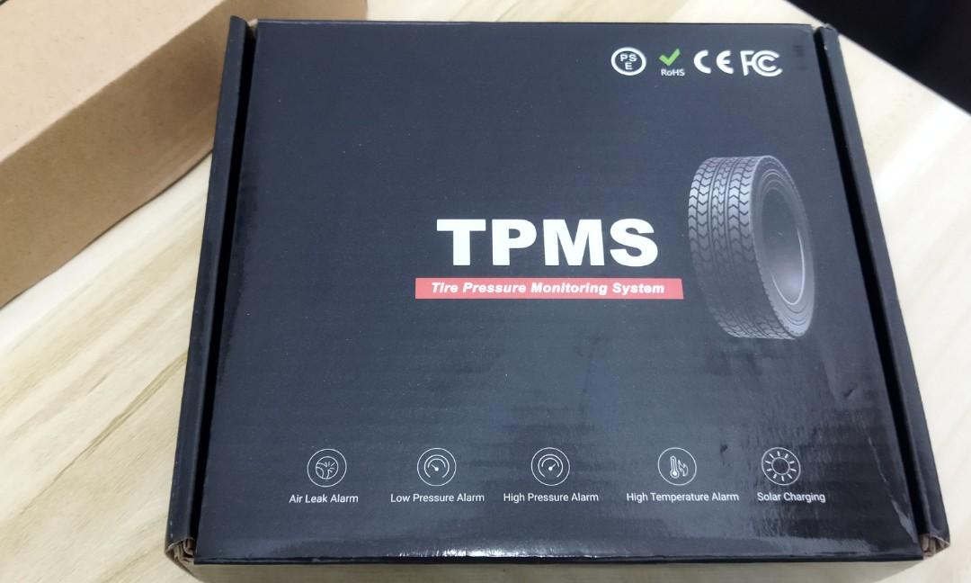 Solar Truck TPMS LCD Display 6-Wheel Tyre Pressure Monitoring Tyre ...