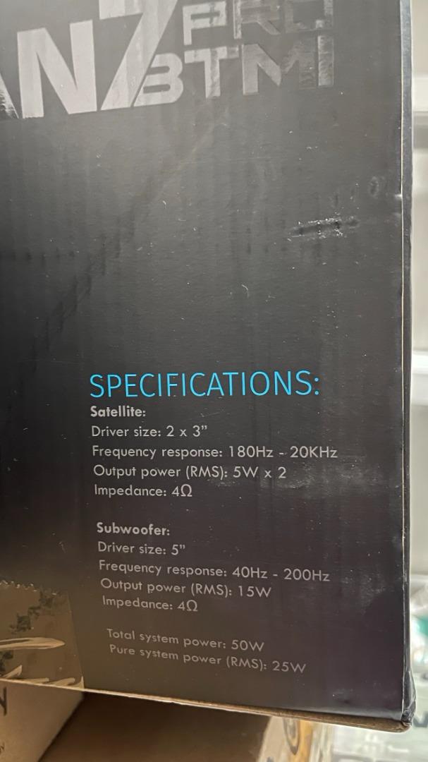 SonicGear Titan 7 Pro, Audio, Soundbars, Speakers & Amplifiers on Carousell