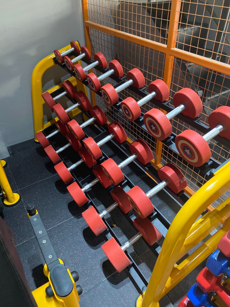 Star Dumbbell Full Set with rack, Sports Equipment, Exercise & Fitness ...