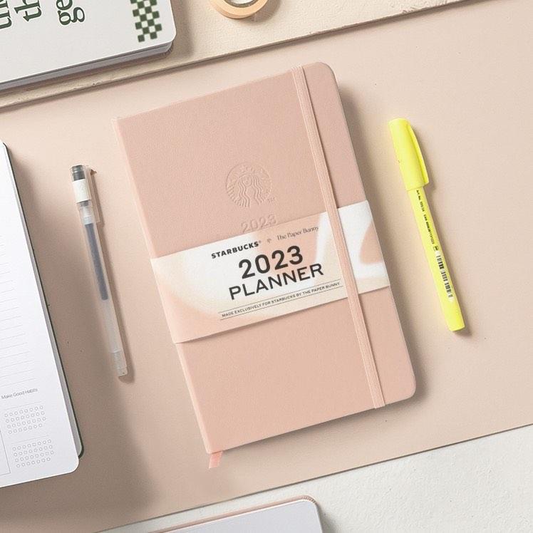 Starbucks X Paper Bunny 2023 planner, Hobbies & Toys, Stationery ...