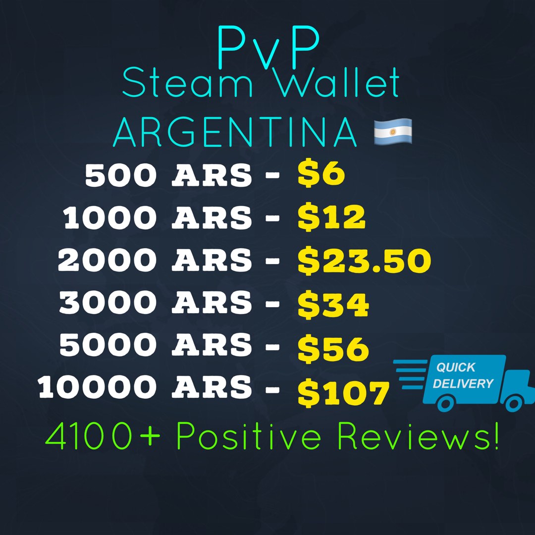 [Cheapest] Steam Wallet Argentina, Video Gaming, Gaming Accessories ...