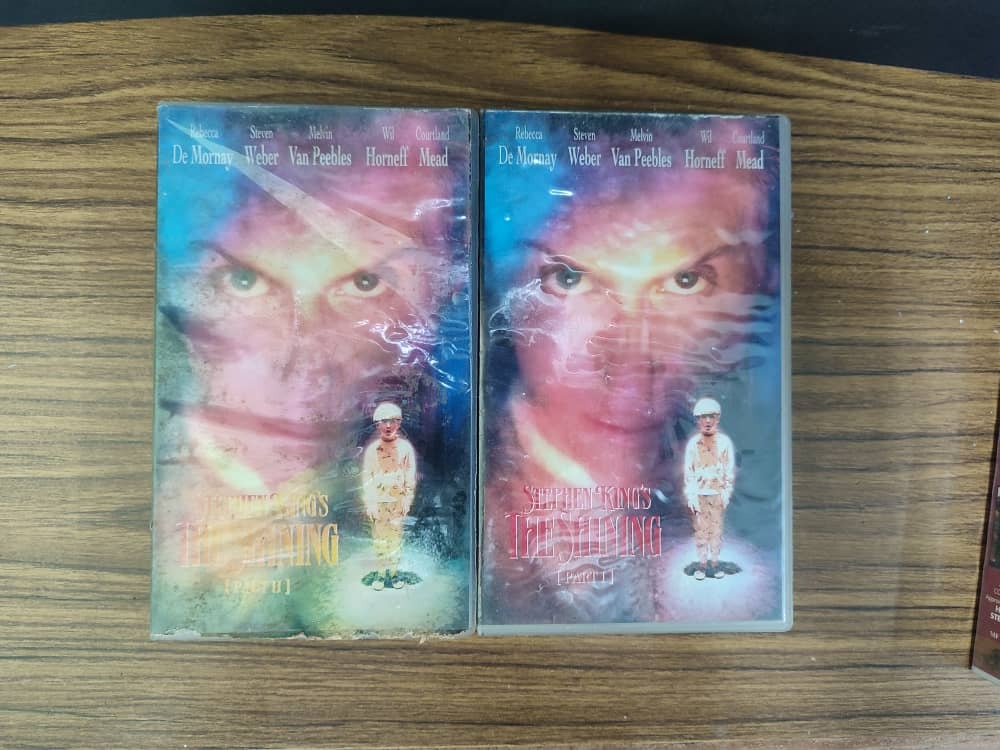 Stephen King's The Shining 1997 TV series VHS tape, Hobbies & Toys ...